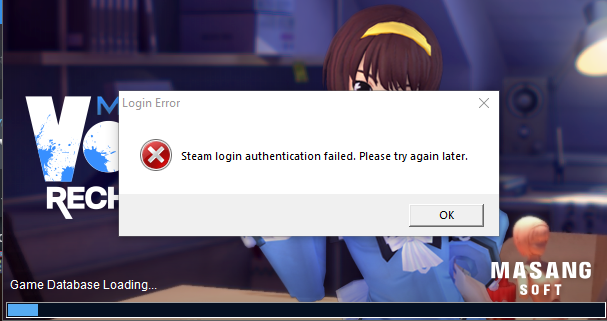 Steam login authentification failed. - General Discussion - MicroVolts ...