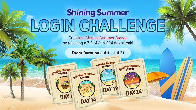 Full Of Sunshine! SHINING SUMMER LOGIN CHALLENGE - Event - MicroVolts Forum