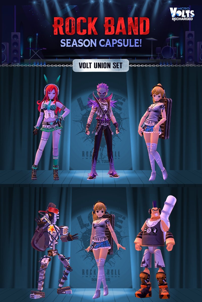 Let's rock! ROCK BAND SEASON RT CAPSULE! - Event - MicroVolts Forum